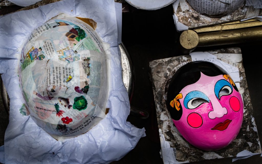 Colorful paper masks in Hoi An