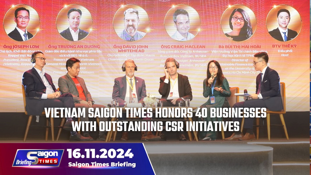 Saigon Times honors 40 businesses with outstanding CSR initiatives ...