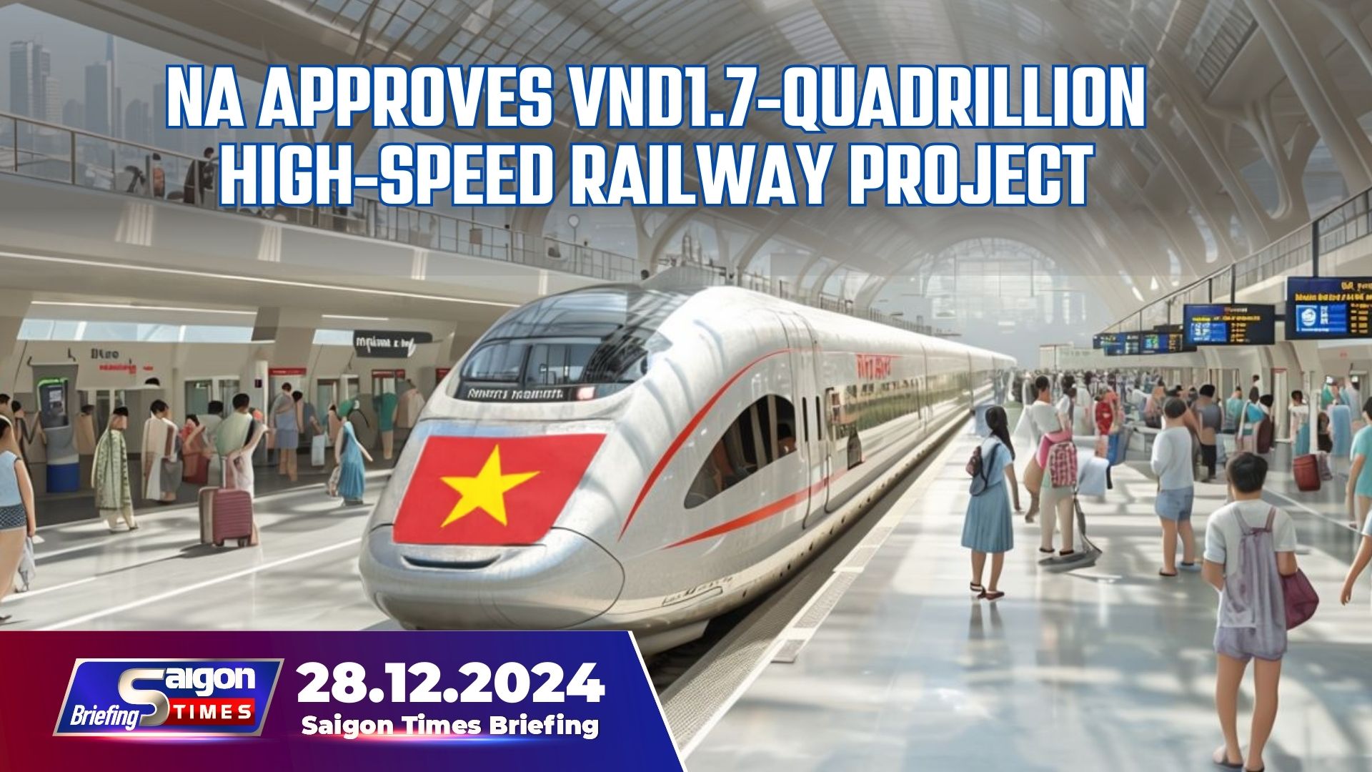 NA approves VND1.7-quadrillion high-speed railway project - The Saigon ...